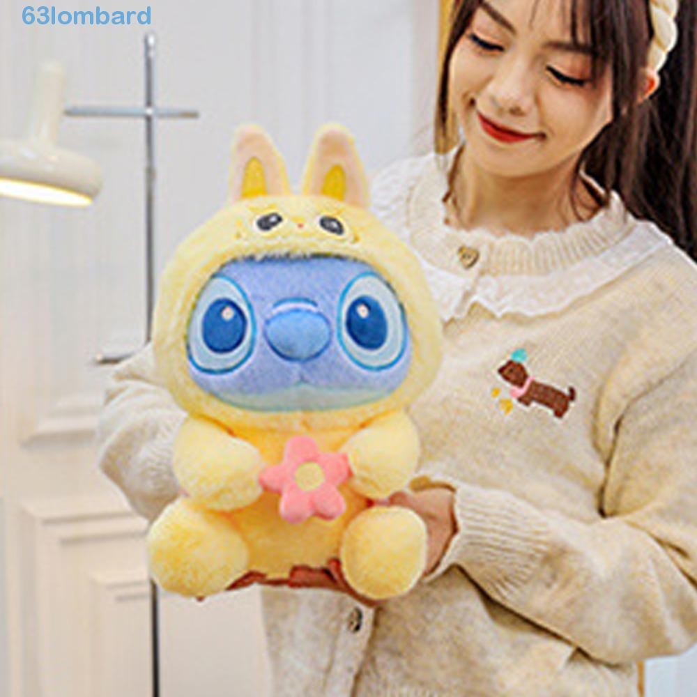 LOMBARD Dress Up Stitch Muñeca De Felpa , Cos Labubu Strawberry Bara ...