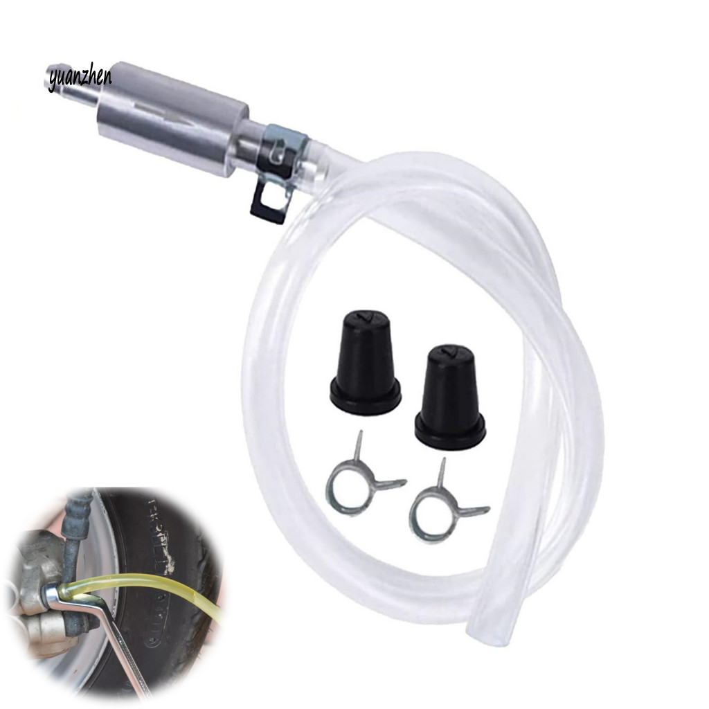 One-way Brake Bleed Valve Aluminum Shell Bleeder Universal Fluid Kit ...
