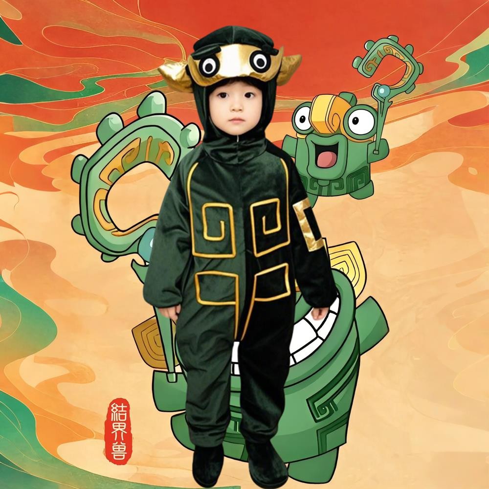 Nezha 2 Crossover Bestia Cos Traje De Los Niños De Rol Anime Crossover ...