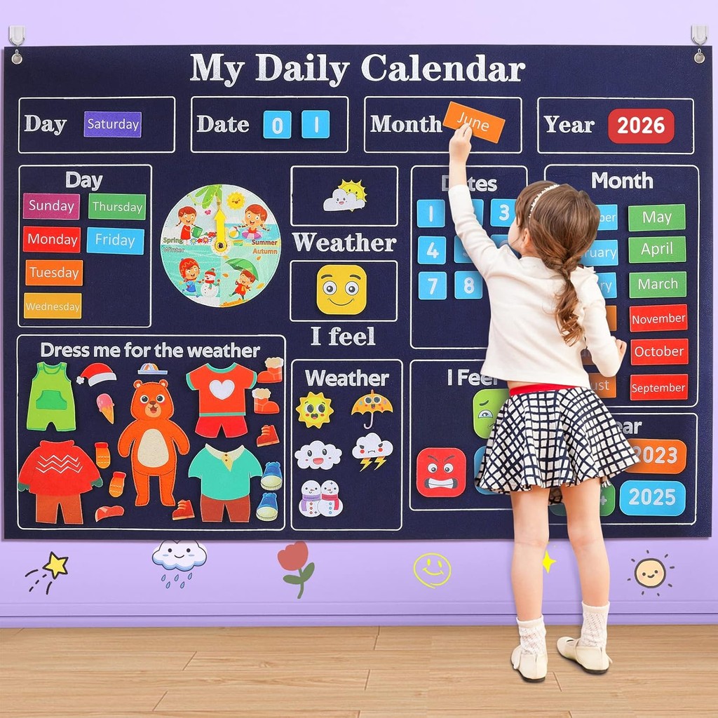 Mi Primer Calendario Diario-Preescolar Aula Esencial, Círculo De Tiempo ...