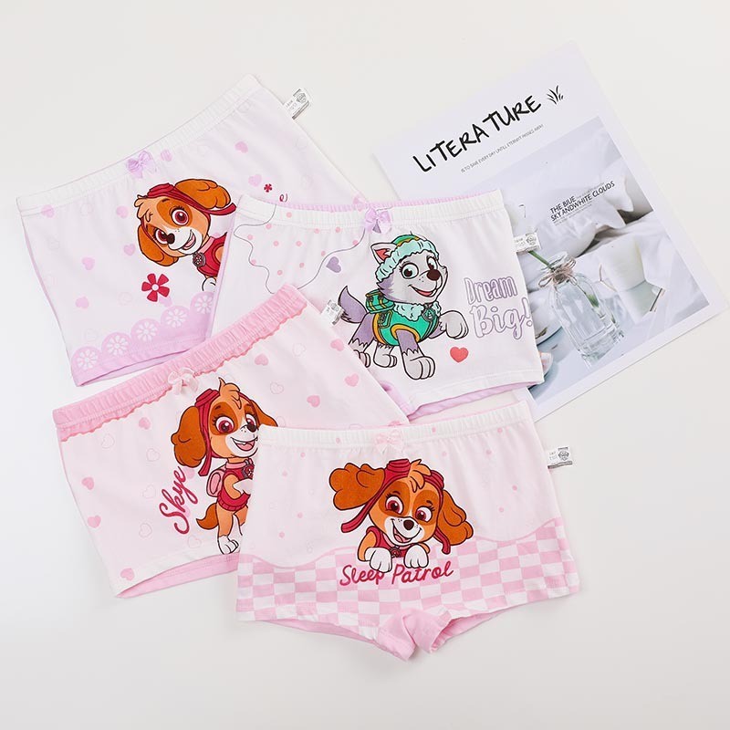 4 Unids/Pack PAW Patrol Kid Girls Ropa Interior Infantil De Algodón ...