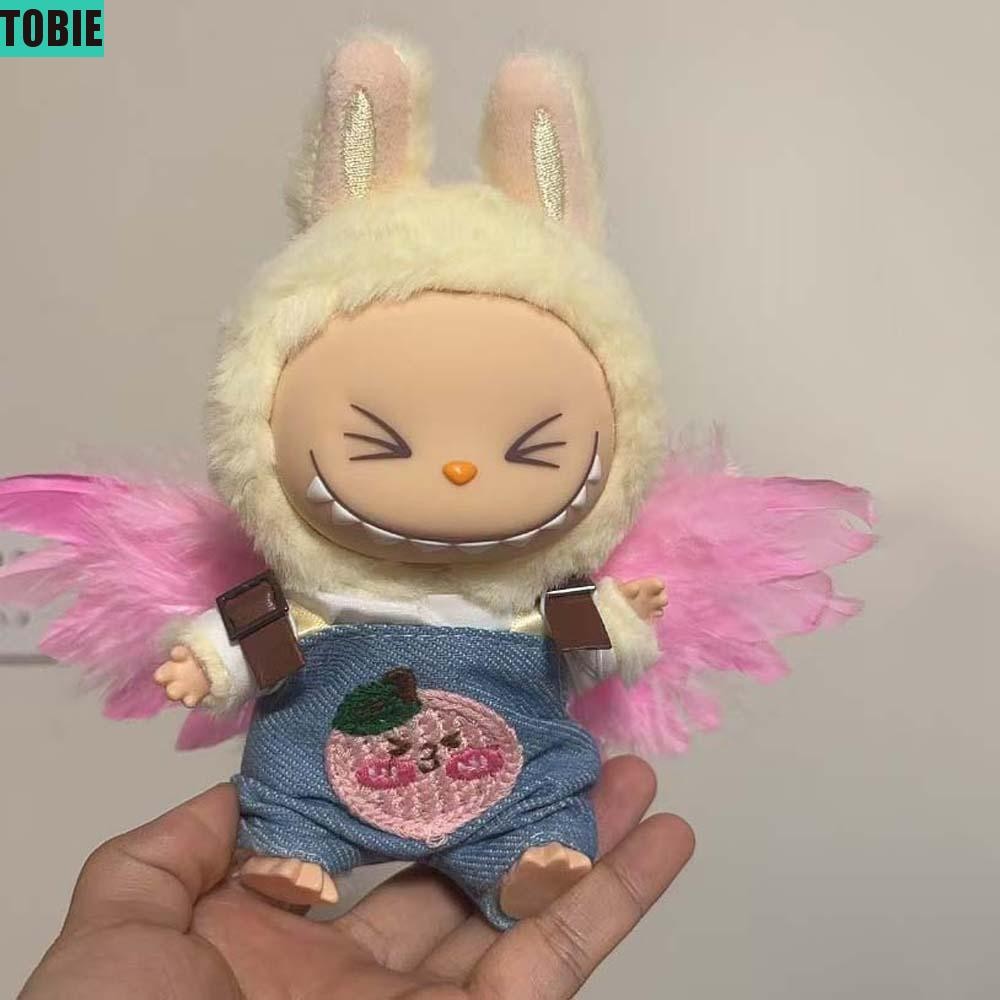 TOBIEQ Ángel Labubu Muñeco De Felpa , Coleccionable Pop Mart Figura De ...