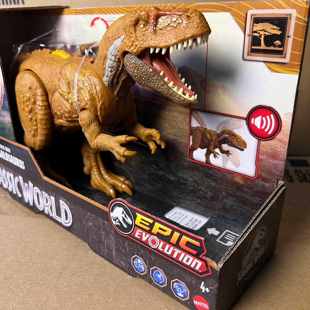 Mattel Jurassic World Animation Mismo Estilo Efecto De Sonido Salvaje ...