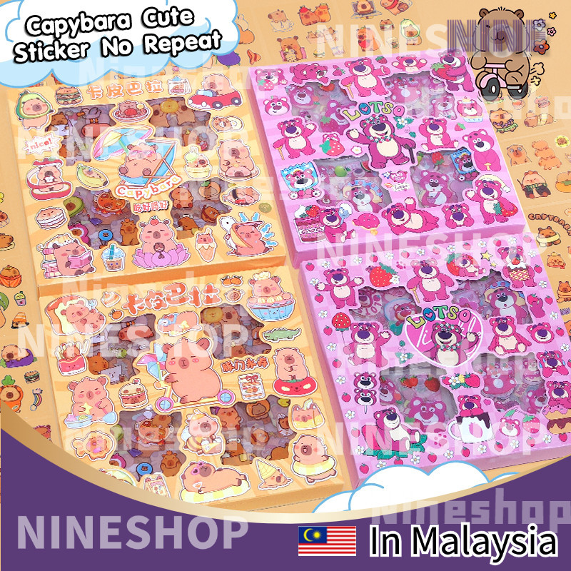 Capybara Labu Lotso Kuromi Sticker 100pcs Lindo Conjunto DIY Caja De ...