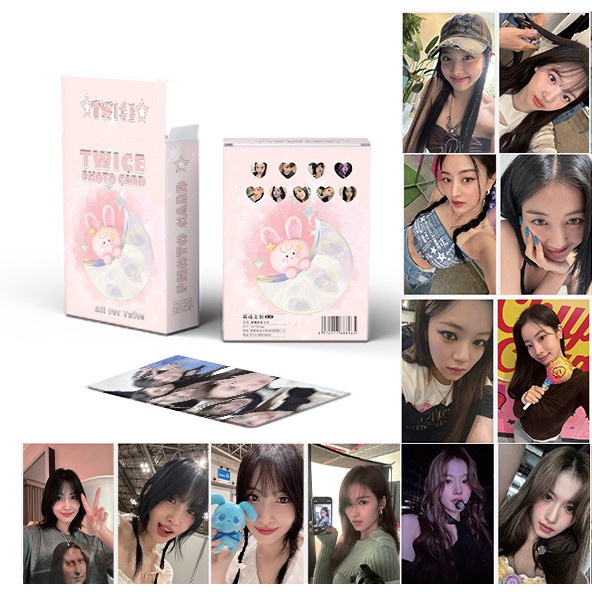 50pcs MISAMO TWICE Photocards Láser Holograma Lomo Tarjetas Nayeon Jeongyeon Momo Sana Jihyo ...