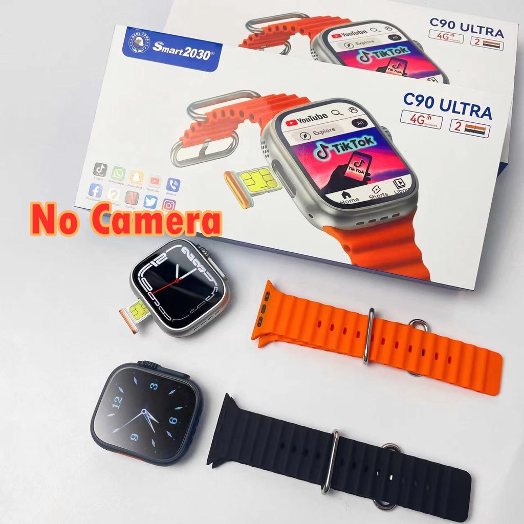 2024 Nuevo C90 Ultra Reloj Inteligente Con Ranura SIM Y Wifi GPS Video ...