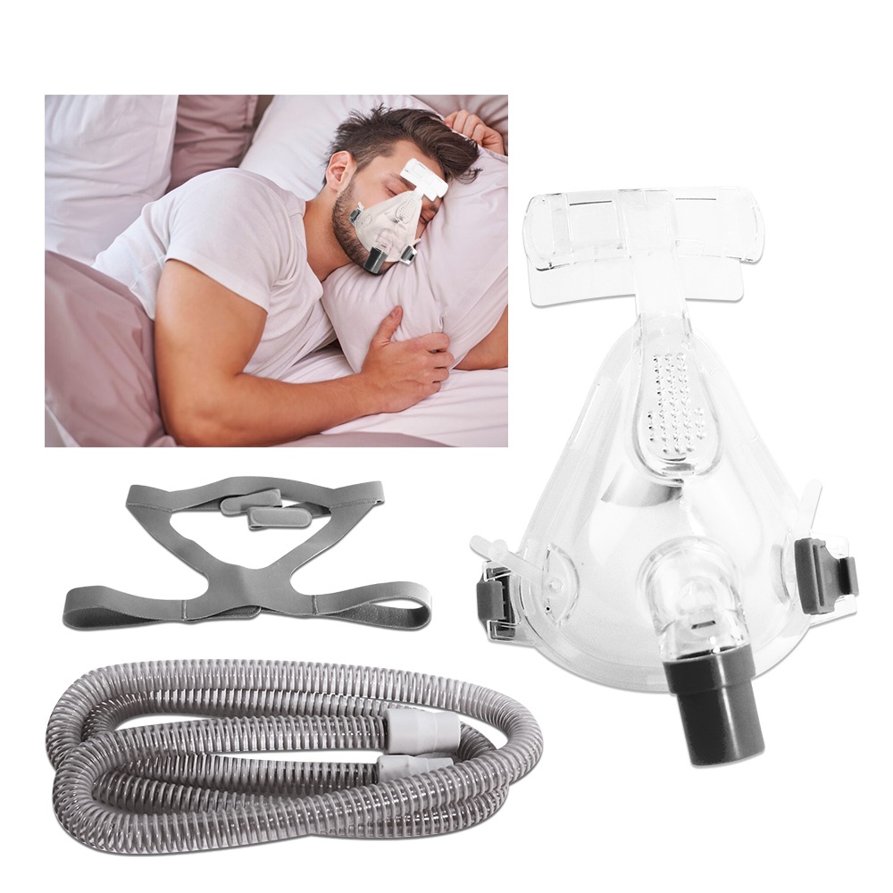 Ajustable CPAP Máscara Completa Respirador Ventilador Y Tocado De La ...