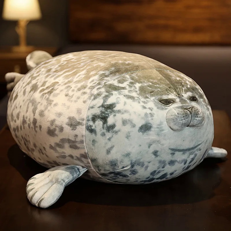 Peluche Foca Gorda Sello Juguete Animal De Guatona Suave Almohada Para Dormir Lindo León Marino ...