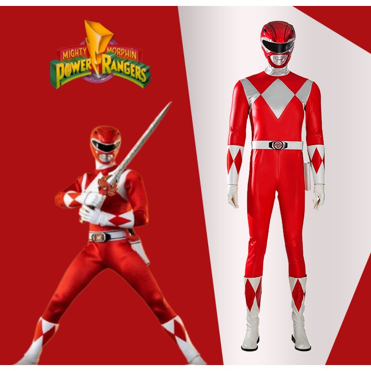 Disfraz De Cosplay De Mighty Morphin Power Rangers : Traje De Combate ...
