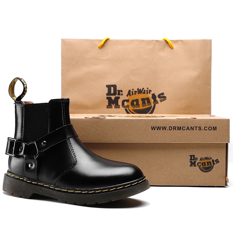 ((Caja De Zapatos) Dr. Martens Martin Botas Chelsea Botas De Cuero ...