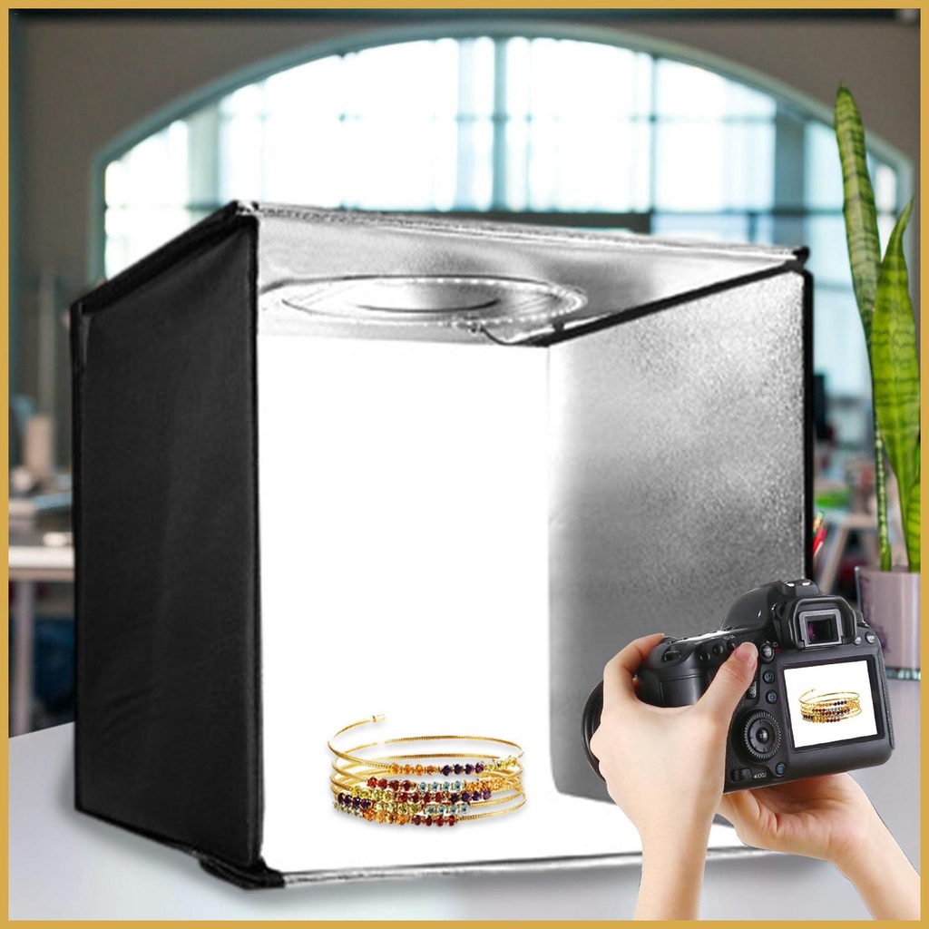 Caja De Luz De La Foto 17x17 Pulgadas Telones De Fondo Para La Sesión De Fotos Plegable De Alto ...