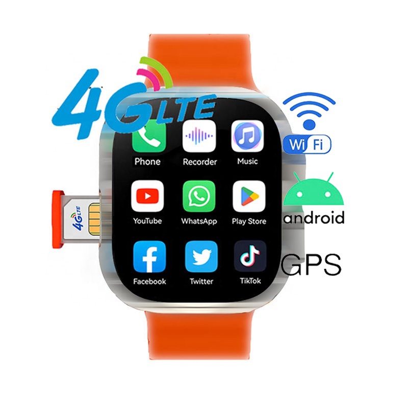 2024 Nuevo C90 Ultra Reloj Inteligente Con Ranura SIM Y Wifi GPS Video ...