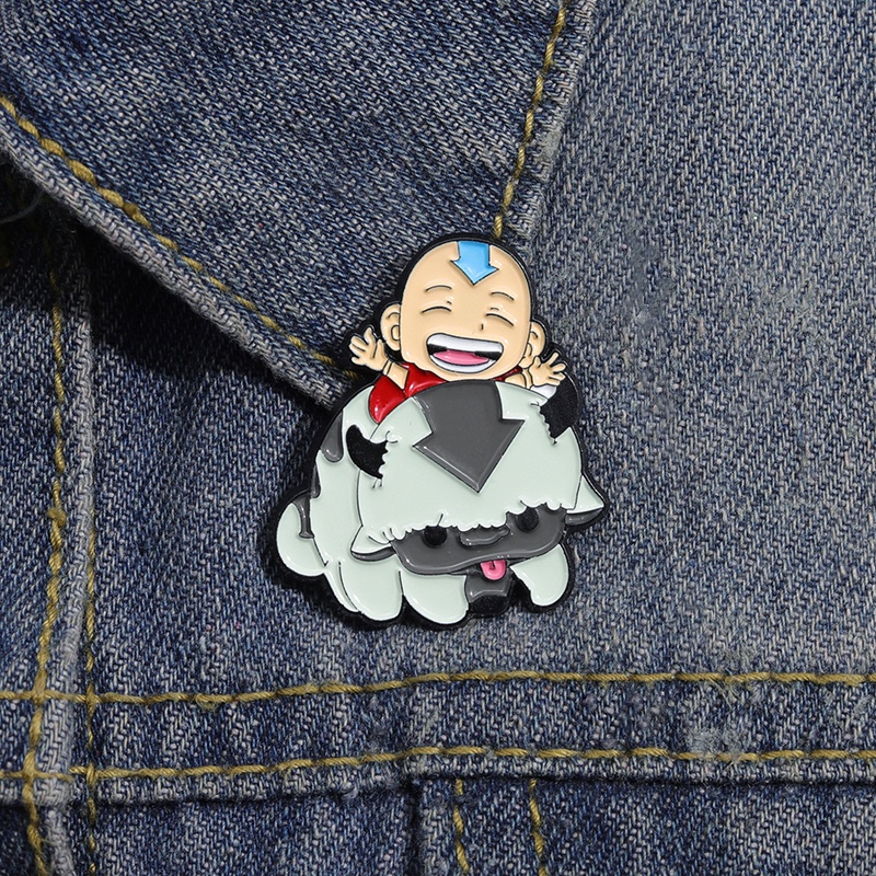 Animación Avatar Serie Esmalte Broche Personaje De Dibujos Animados ...