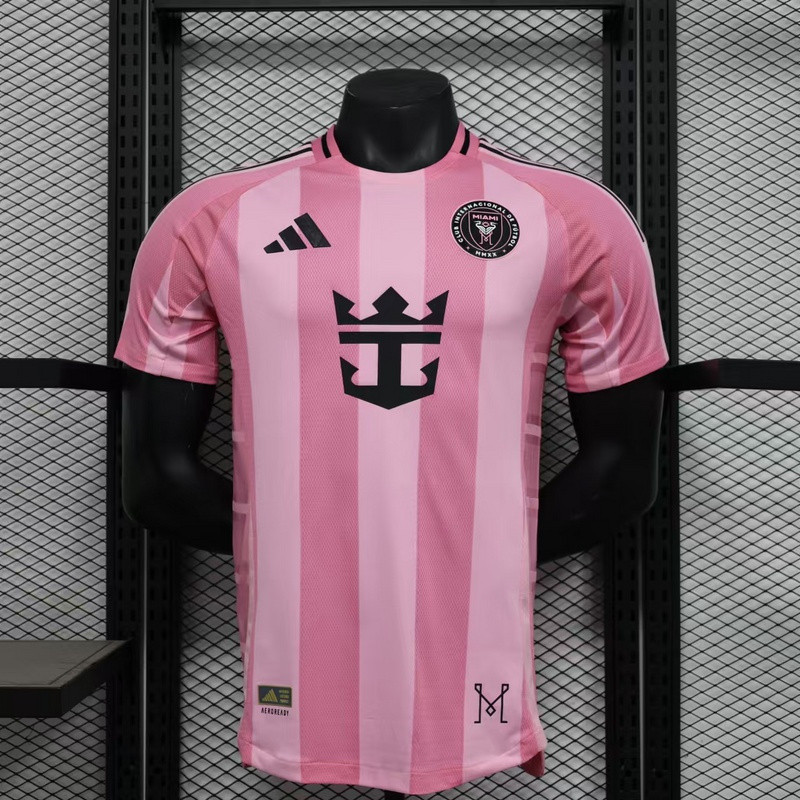 2025/26 Inter Miami Polera De Fútbol Rosa Versión Jugador MZCG | Shopee ...