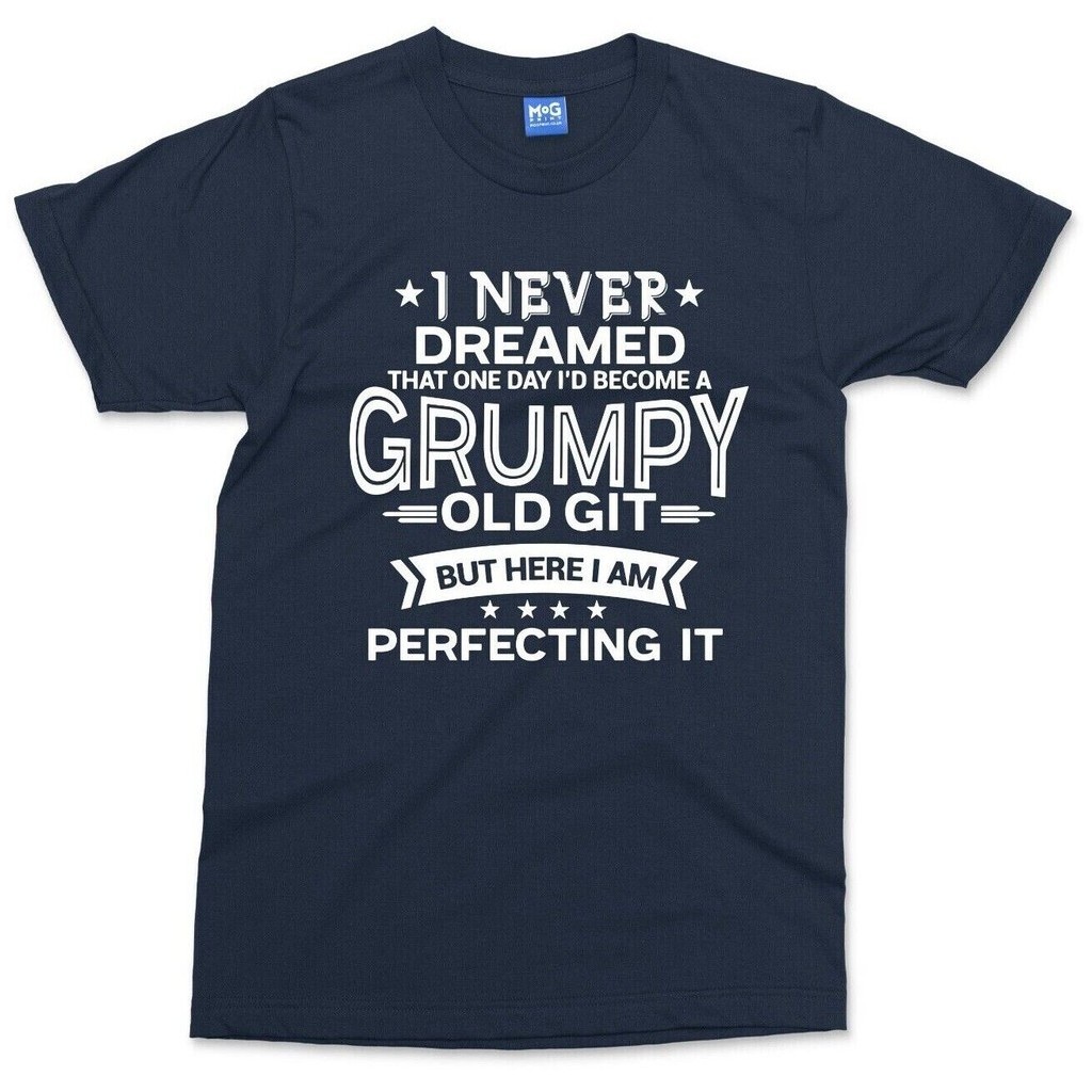 Grumpy Old Git Polera Divertido Papá Abuelo Día Del Padre Regalo De ...