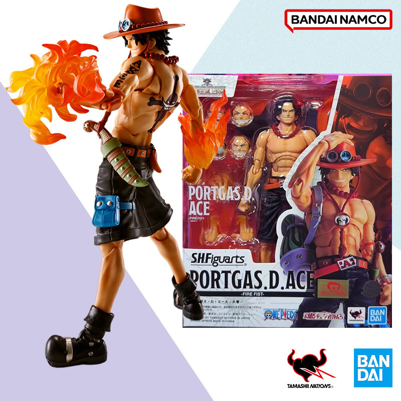 Bandai SHF S.H.Figuarts One Piece PORTGAS.D.ACE Figura De Puño De Fuego ...