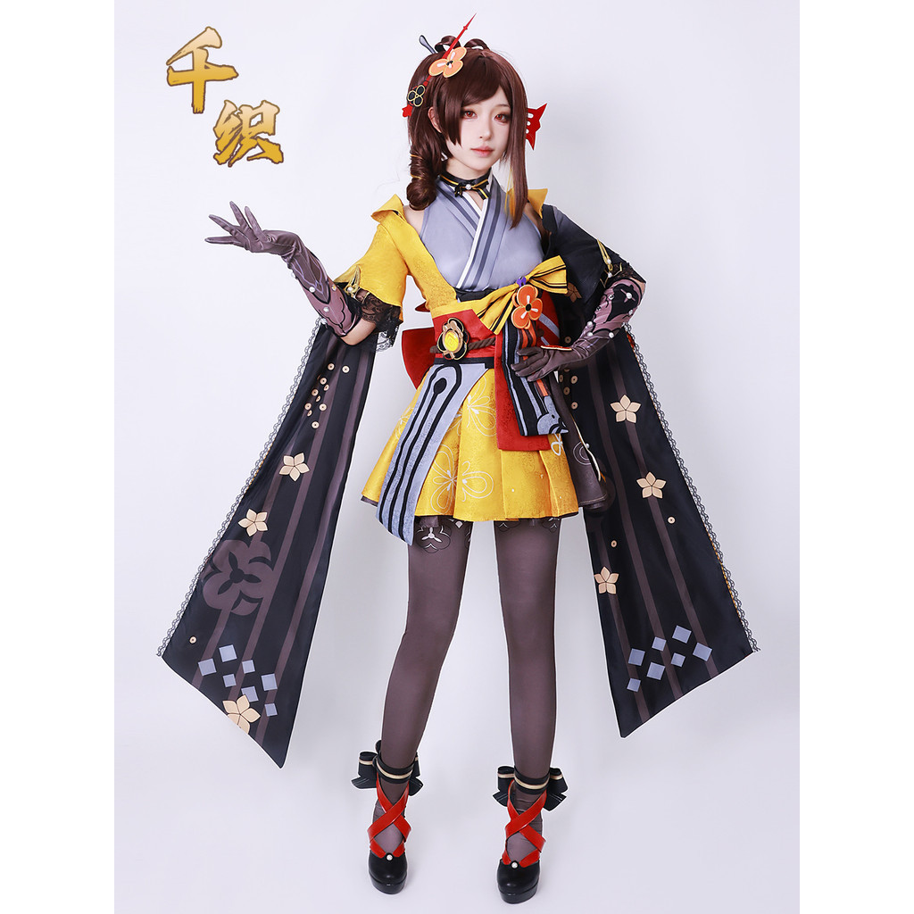 Genshin Impacto cos Inazuma Ciudad Chiori kimono cosplay Anime Juego ...