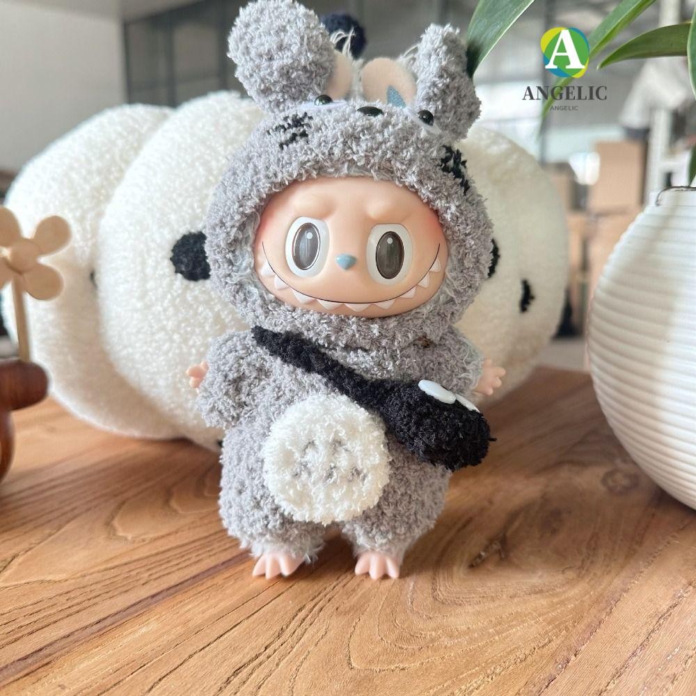 ANGELIC Sentado Labubu Time Cloth , Totoro Banano Bolsa Ropa De La ...