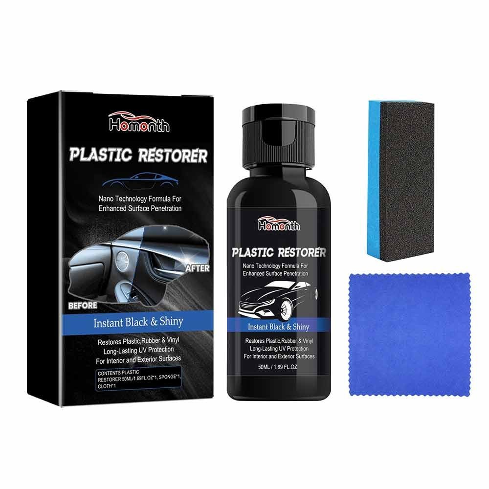 Car Plastic Restorer 50ML Plastic Revitalizing Coating Agent Back to ...