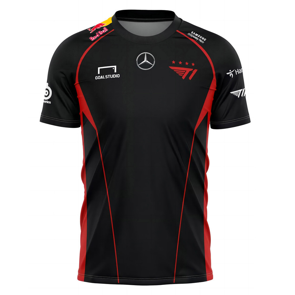 LCK 2024 T1 Uniforme Polera FAKER Keria Gumayusi Oner Zues Equipo Jersey SKT T1 Esports Camisa ...