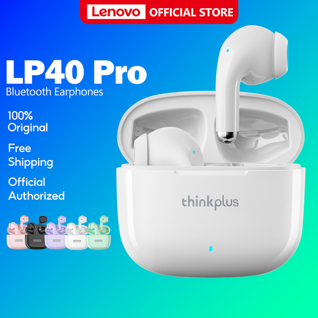 Lenovo LP40 PRO Y LP40 IPX5 Verdaderos Auriculares Inalámbricos Bluetooth 5.1 TWS HD Estéreo De ...
