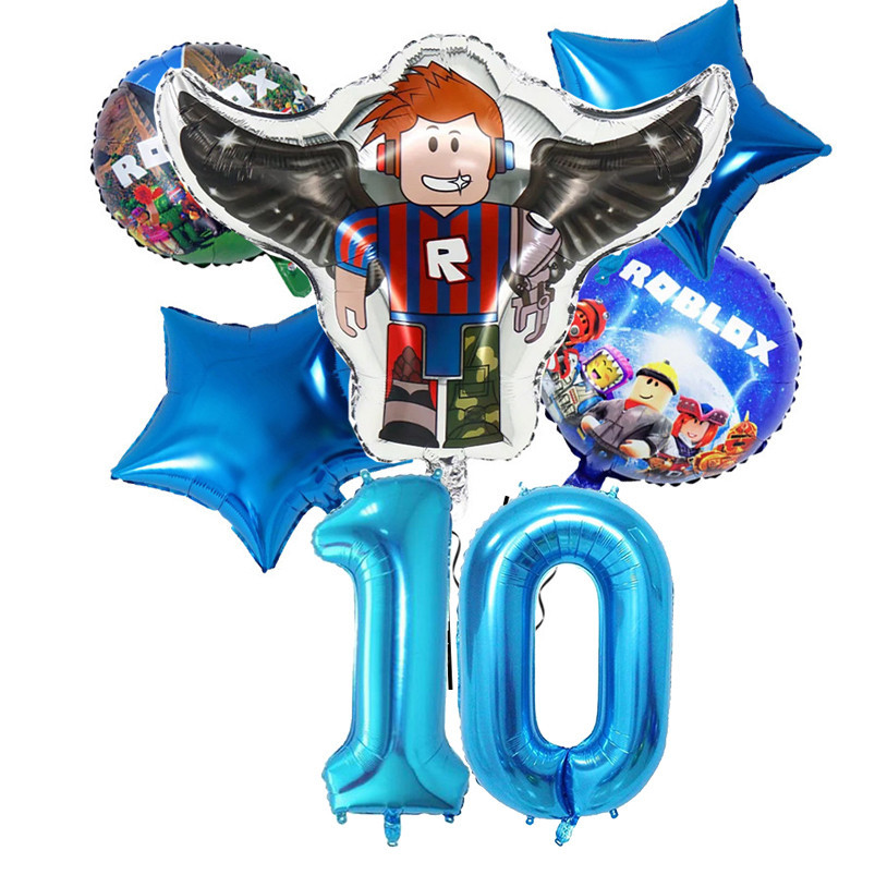 Juego De Globos Roblox Suministros Para Fiestas De Cumpleaños De Niños ...