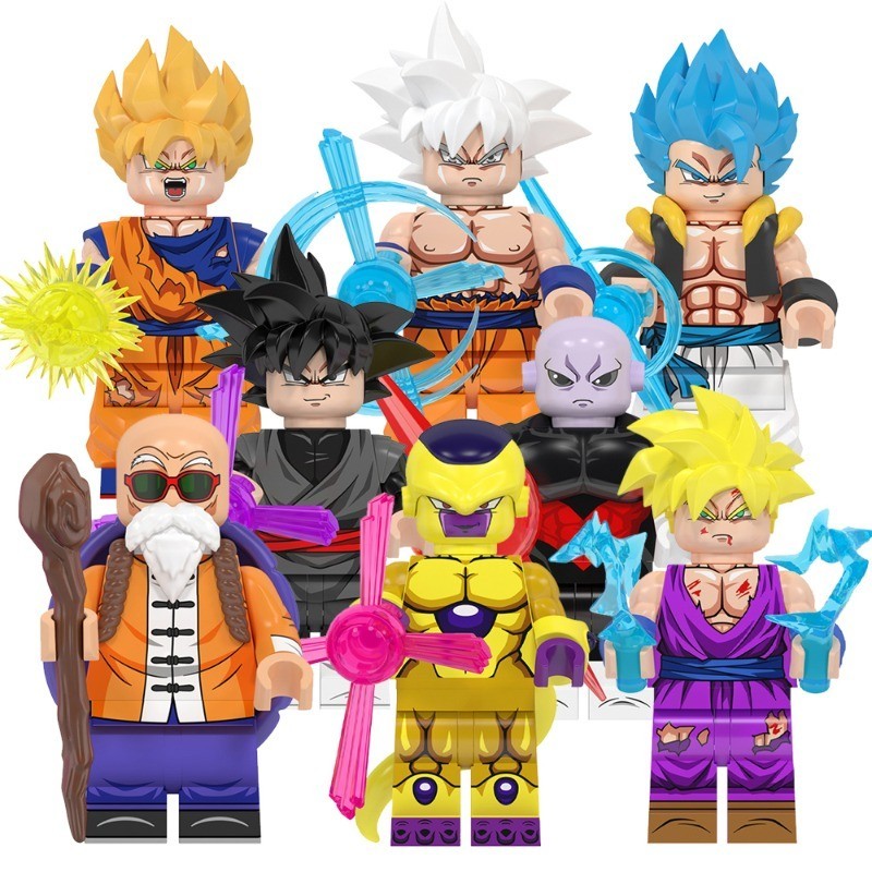 Goku Negro Son Gohan Maestro Roshi Jiren Gogeta Oro Frieza Colección ...