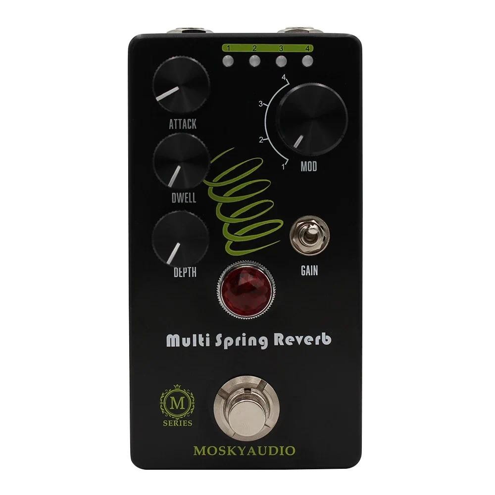 Mosky audio Multi Spring Reverb Pedal De Efecto Bajo De Guitarra Cuatro ...