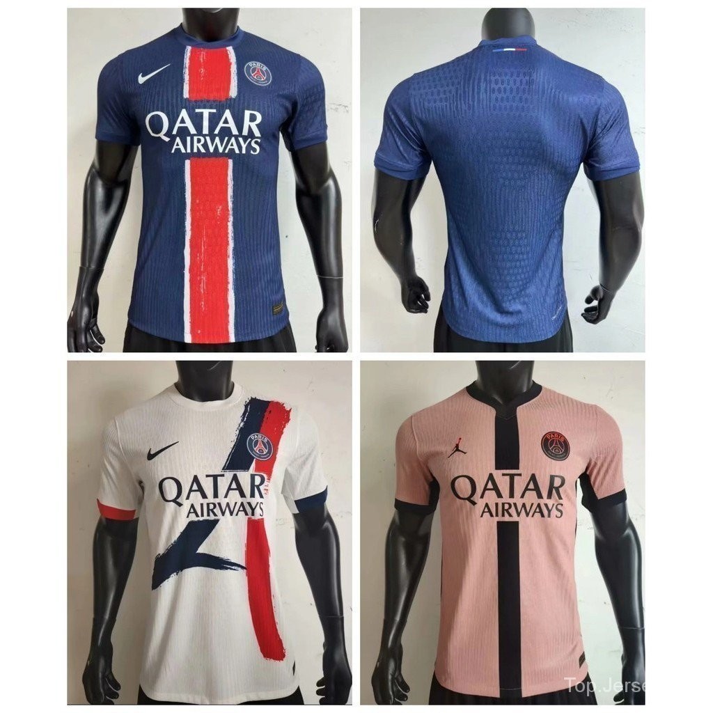 Polera De Fútbol 2024 2025 París Casa Fuera De Tercera Versión De Jugador 24 25 Superior H1JA ...