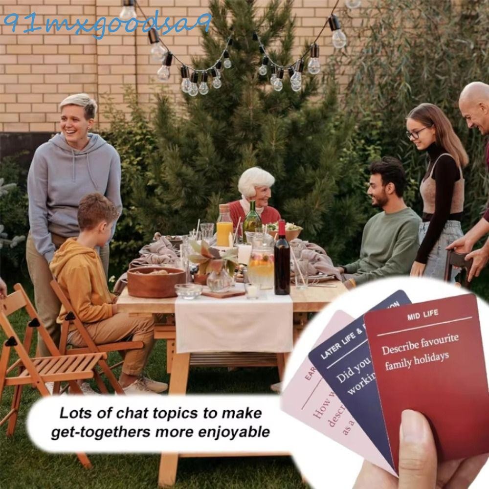 MXGOODS1 Ice Breaker Tarjetas De Conversación , Hablar ...