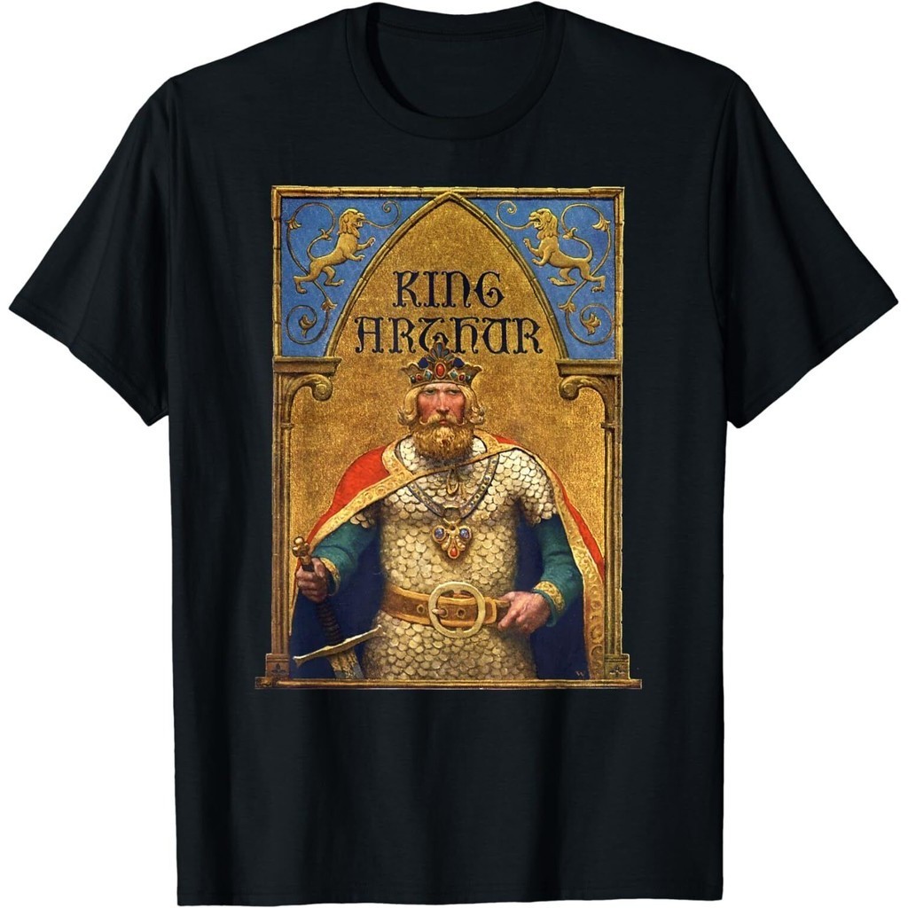 Rey Arturo Sir Lancelot Excalibur Espada Mitología Vintage Polera ...