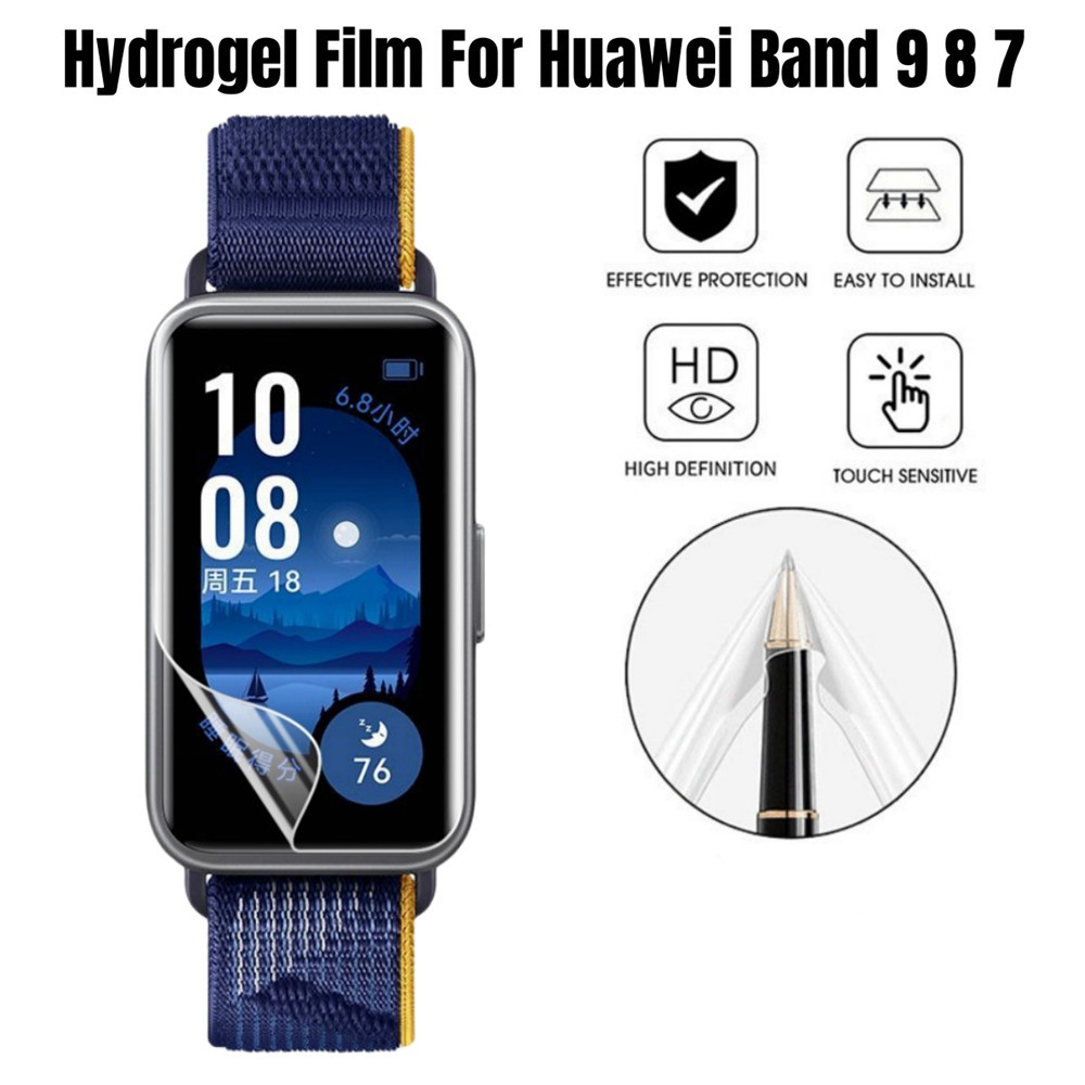 Huawei Band9 Band8 Band7 Band6 Band4 Band3 3Pcs 100D Cubierta Completa ...