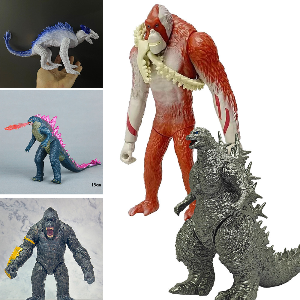 Godzilla Vs Kong El Nuevo Imperio Rosa 2024 King Skar Shimo Figura De ...