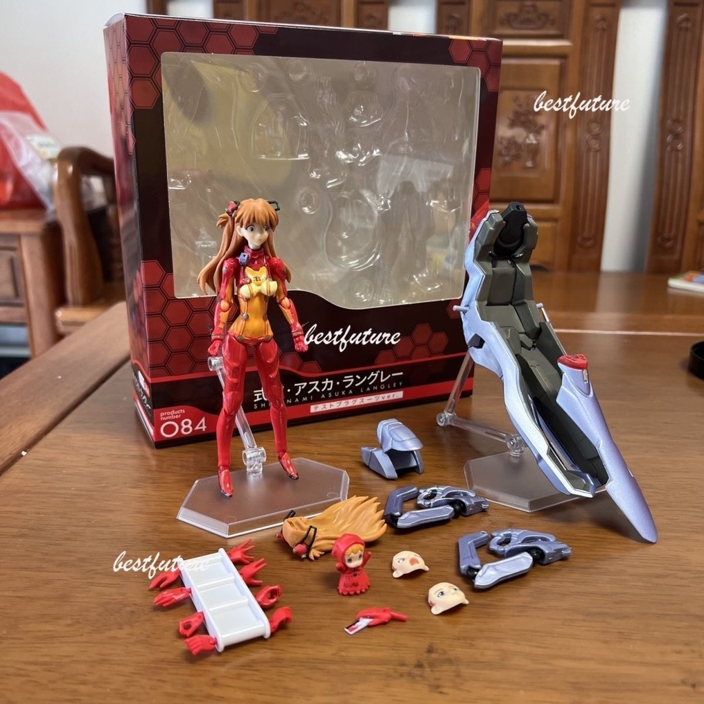 Figura De Acción Evangelion Figma 084 Eva Asuka Langley Rei Ayanami ...