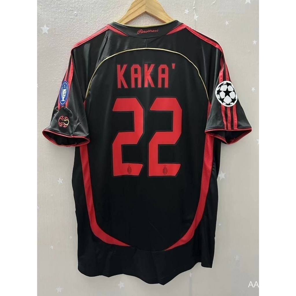 06-07 AC Milan KAKA MALDINI RONALDO Polera De Fútbol Retro De Alta Calidad PIRLO 3PO8 | Shopee Chile