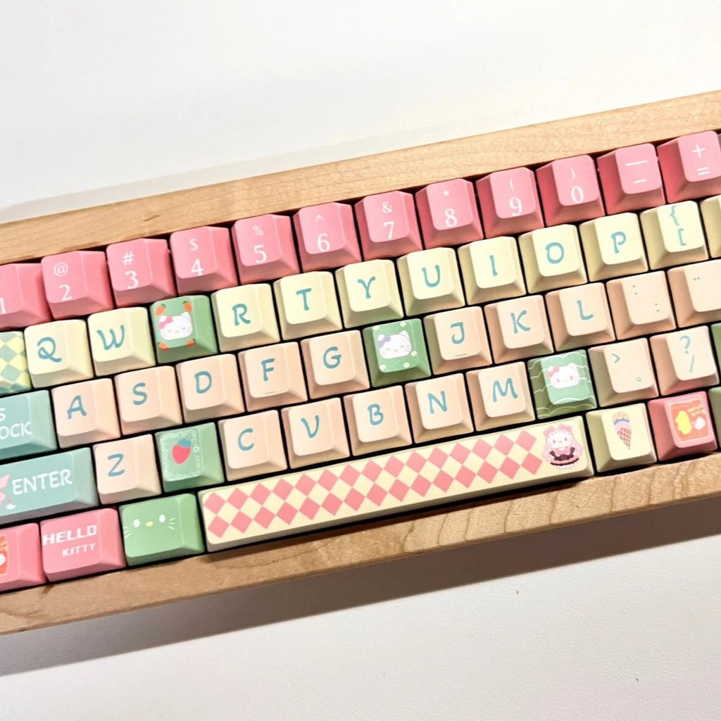 Hello Kitty Keycap Cherry/MOA Perfil 130 Teclas PBT Sublimación De ...