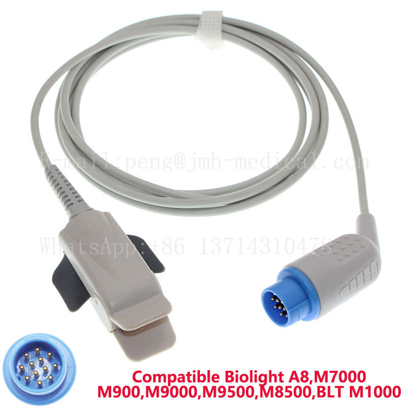 Compatible Con El Sensor Spo2 De Biolight BLT M1000 A8 M7000 M900 M9000 ...