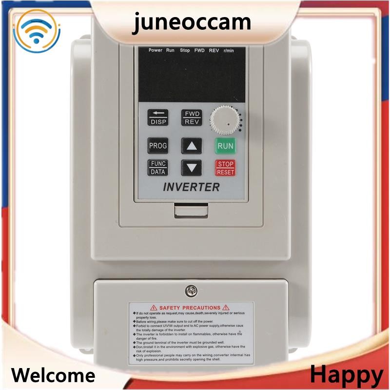 [juneoccam] 2.2KW 3HP 220V Inversor De La Unidad De Frecuencia Variable CNC VFD VSD Simple A 3 ...