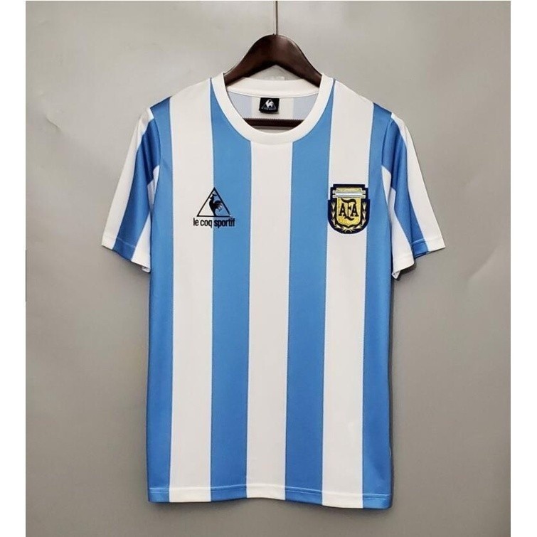 198886 Retro Argentina Maradona Hombres Edición Conmemorativa Polera De Fútbol | Shopee Chile