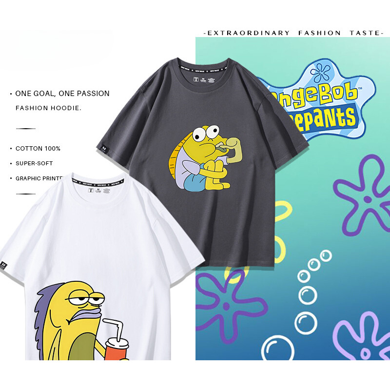 100% Algodón Bob Esponja Squarepants Bob Esponja Squarepants Biqibao ...