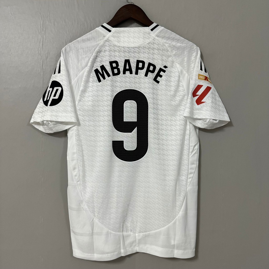 2024-25 Real Madrid Polera De Fútbol Personalización Nombre Número | Shopee Chile