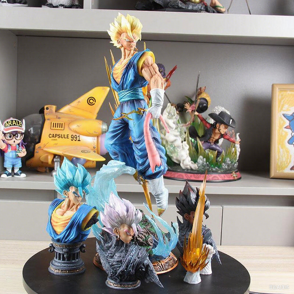 Dragon Ball Cloud Rise Vegito Estándar Y Deluxe GK Figura Super Saiyan Modelo Estatua ...