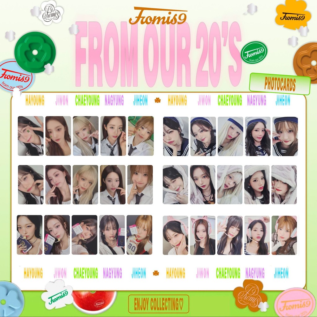 Kpop De Is _ 9 De Nuestro Álbum De Los Años 20 Tarjeta Ming Xin Pian ...