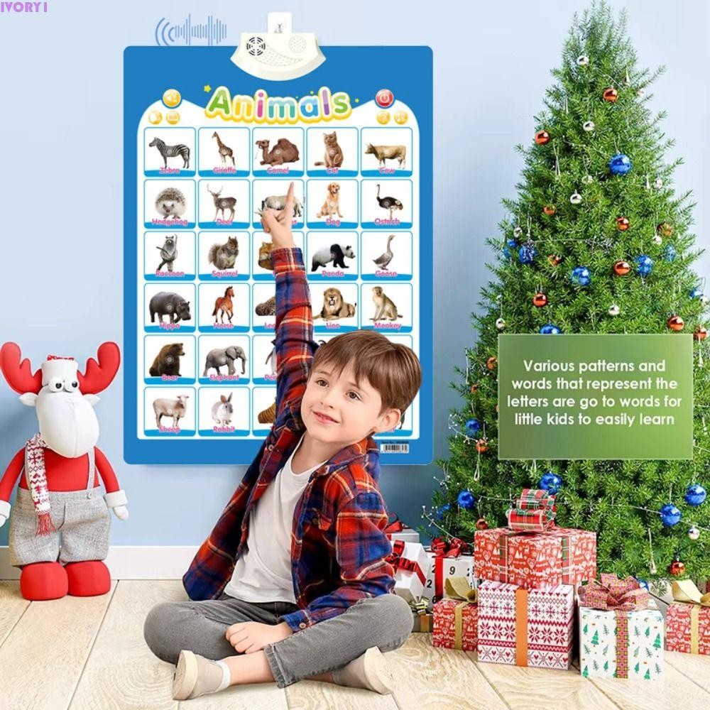 IVORY1 Kids Learning Talking Poster , PVC Audio Book Interactivo Wall Chart , Gráficos ...