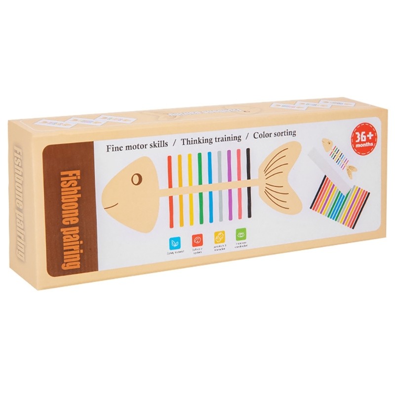 DE Fishbone Puzzle Toy Para Mejorar La Capacidad DE Observación DE Los ...