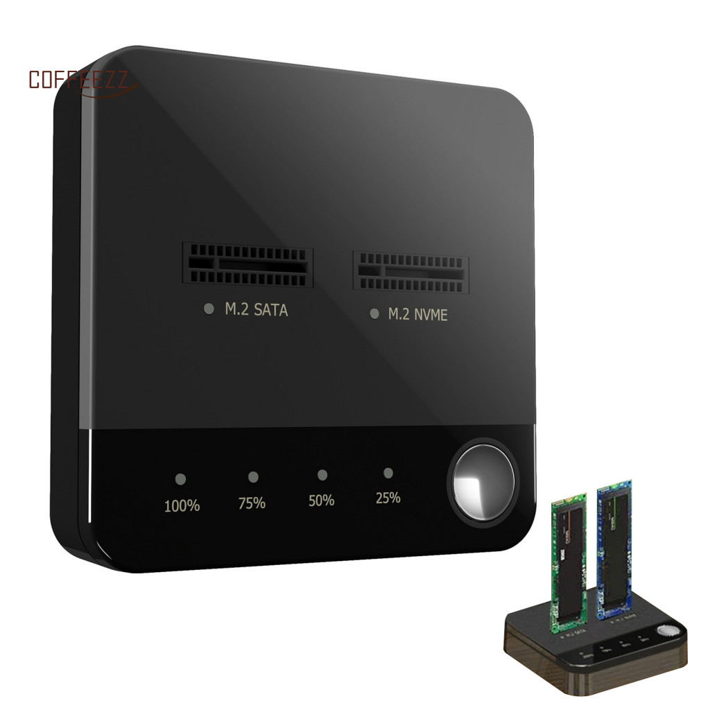 Hard Drive Cloning Station Supplies Portable Dual-bay M.2 Ssd ...