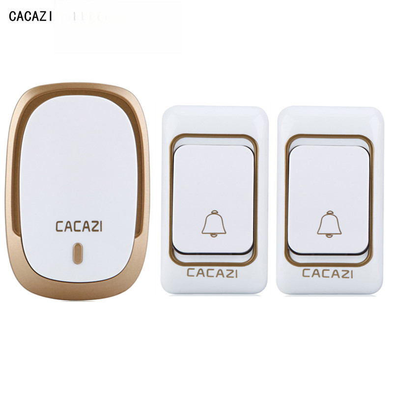 Timbre Inalámbrico Uso en el hogar una batería DC Dos arrastre Uno Uso ...