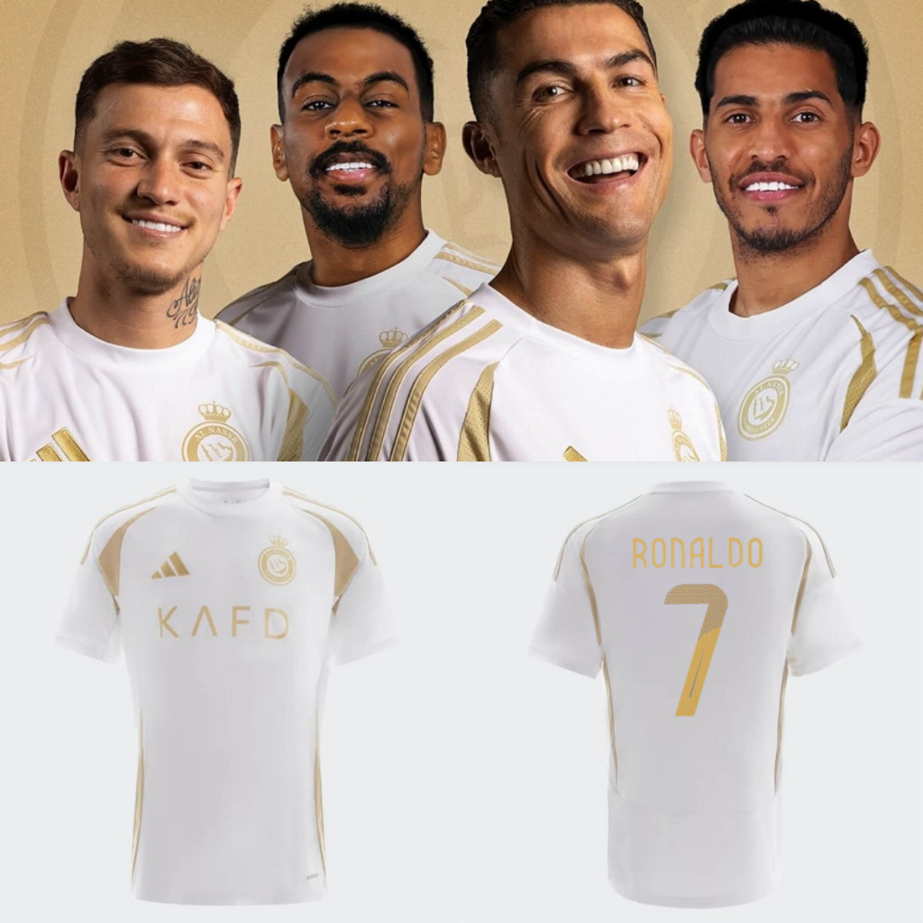 Versión Fãn Ronaldo 2024-2025 Tercera Polera De Fútbol Para Hombre JNMF | Shopee Chile