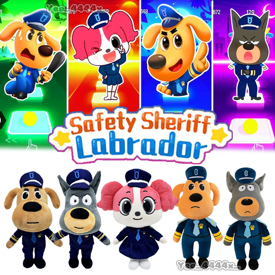 Seguridad Sheriff Labrador Juguete De Peluche Personajes De Animación ...