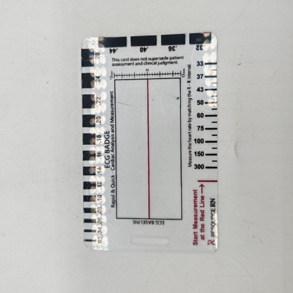 Herramienta Portátil De Evaluación De ECG Con Regla De 7 Pasos Para Una Fácil Interpretación ...